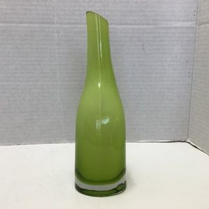 Okkso | Accents | Vintage Ikea Encased Glass Bud Vase Chartreuse Lime ...
